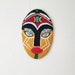 Handmade Tufted Mask, Punch Needle Wall Hanging - Etsy