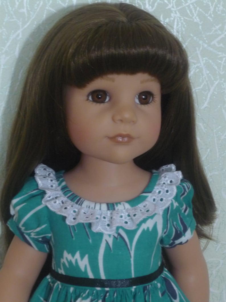Gotz doll clothing. Gotz dolls 18 inch. Sea-green dress for | Etsy