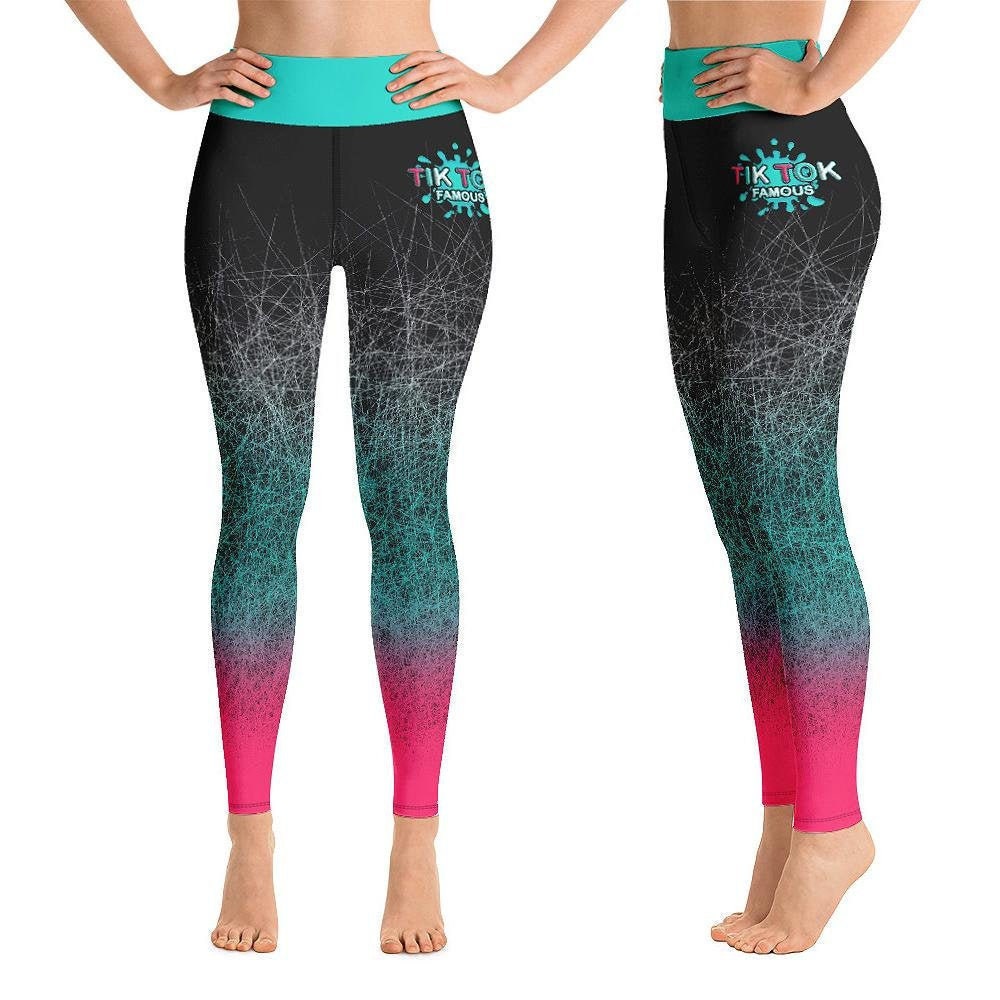 Tik Tok Leggings Tiktok Leggings Leggings Pantalones De Yoga Etsy