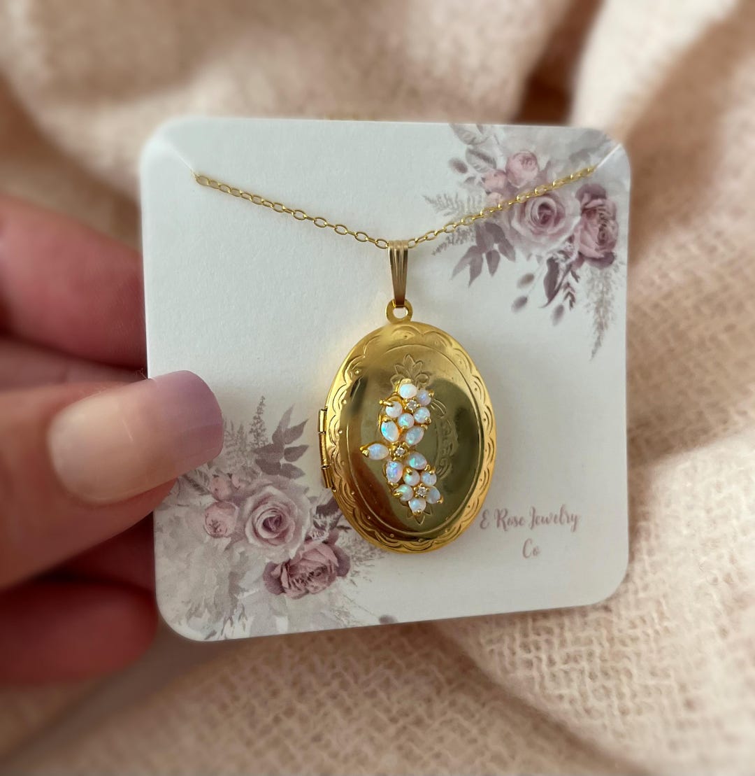 Opal Locket Genuine Opal, Opal Jewelry, Opal Lockets, Firey Opals ...