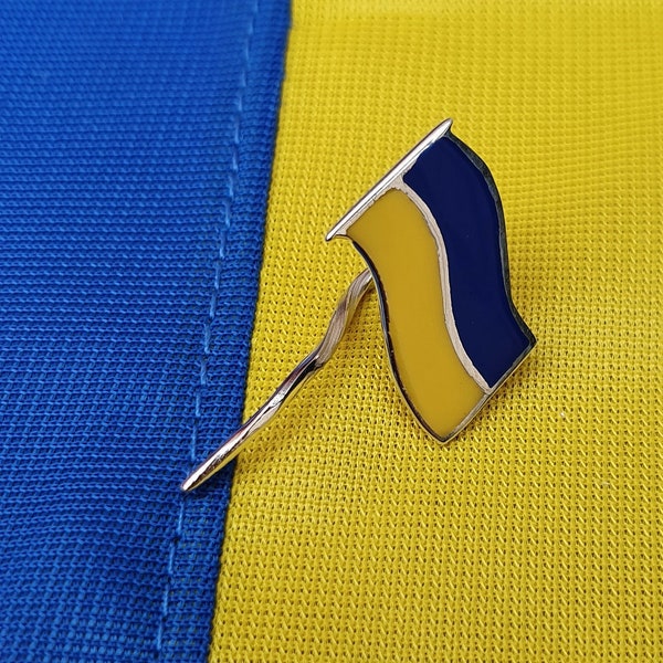 Ukraine Flag Pin - Etsy