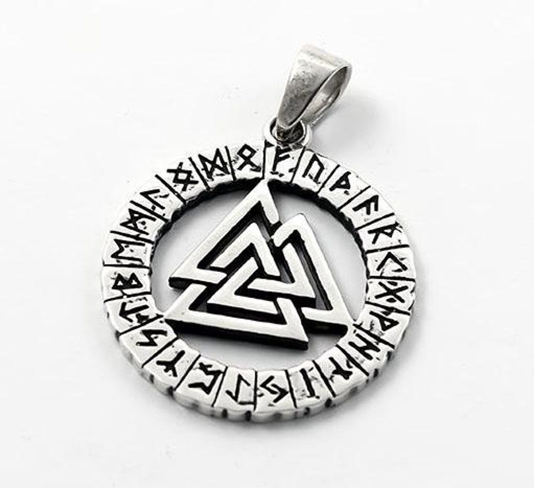 Pendant Valknut, Amulet Valknut, Necklace Valknut, Talisman Valknut ...