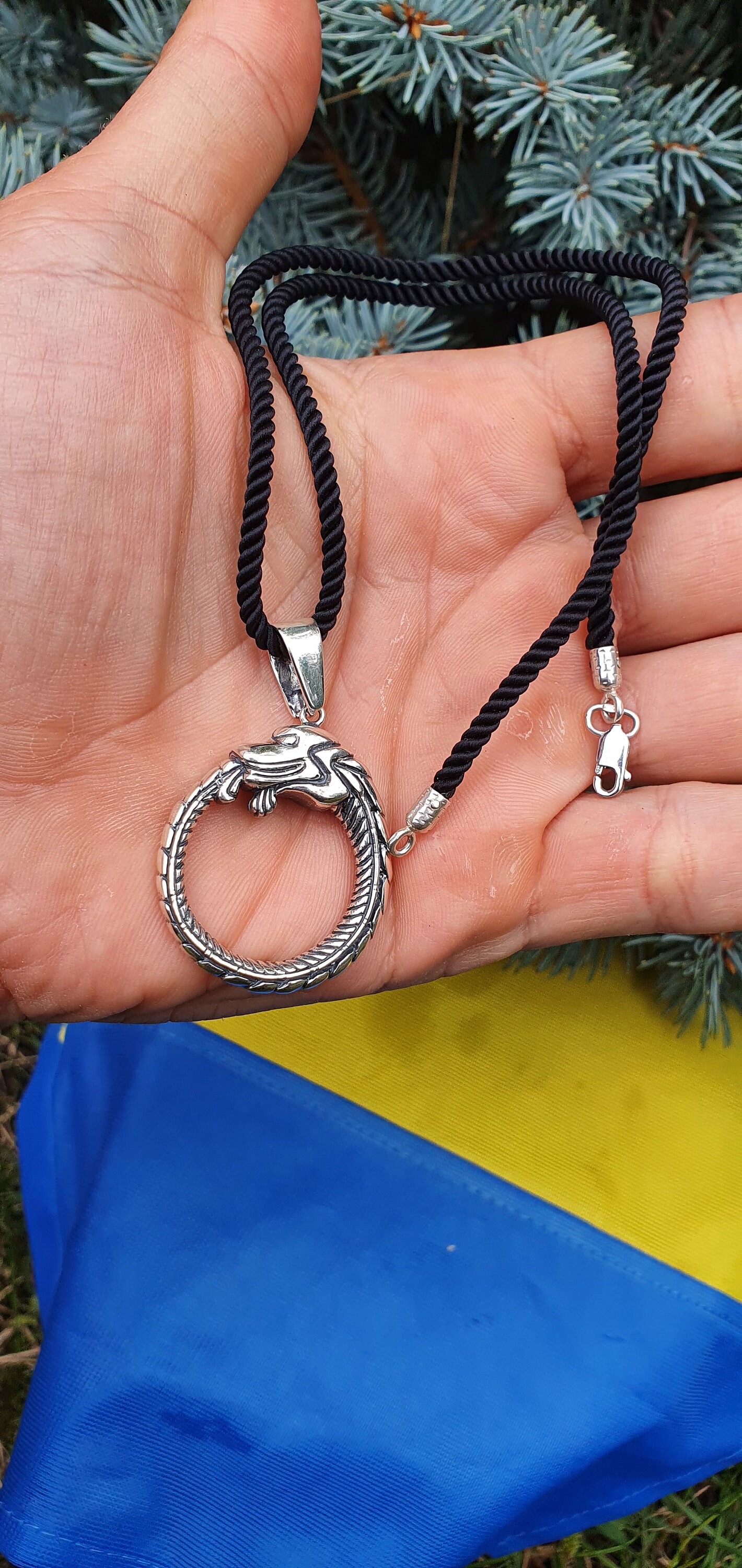 Pendant Ouroboros Amulet Ouroboros Necklace Ouroboros - Etsy