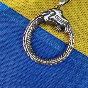 Pendant Ouroboros Amulet Ouroboros Necklace Ouroboros - Etsy