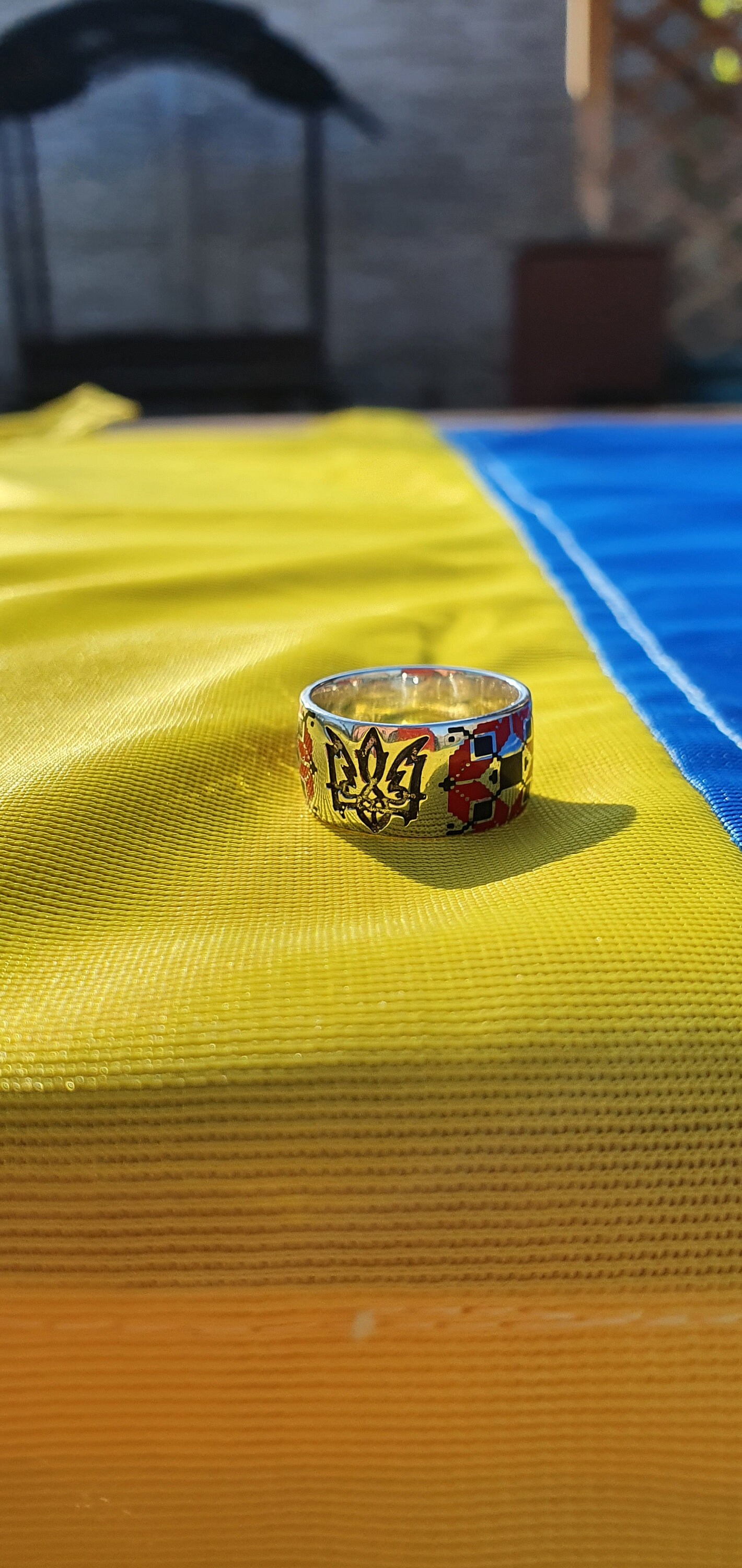 Coat of Arms Ring Ring Ukrainian Trident Vyshyvanka Ring - Etsy