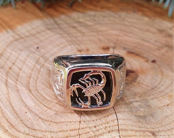 Mens Scorpion Ring - Etsy