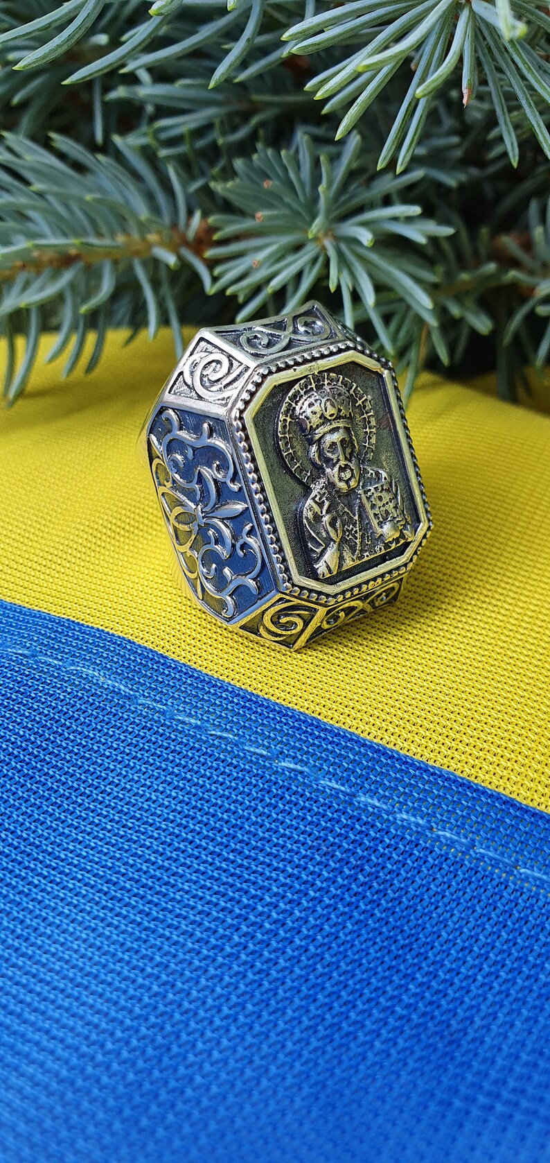 Ring Nicholas the Wonderworker Silver Saint's Ring Ring - Etsy