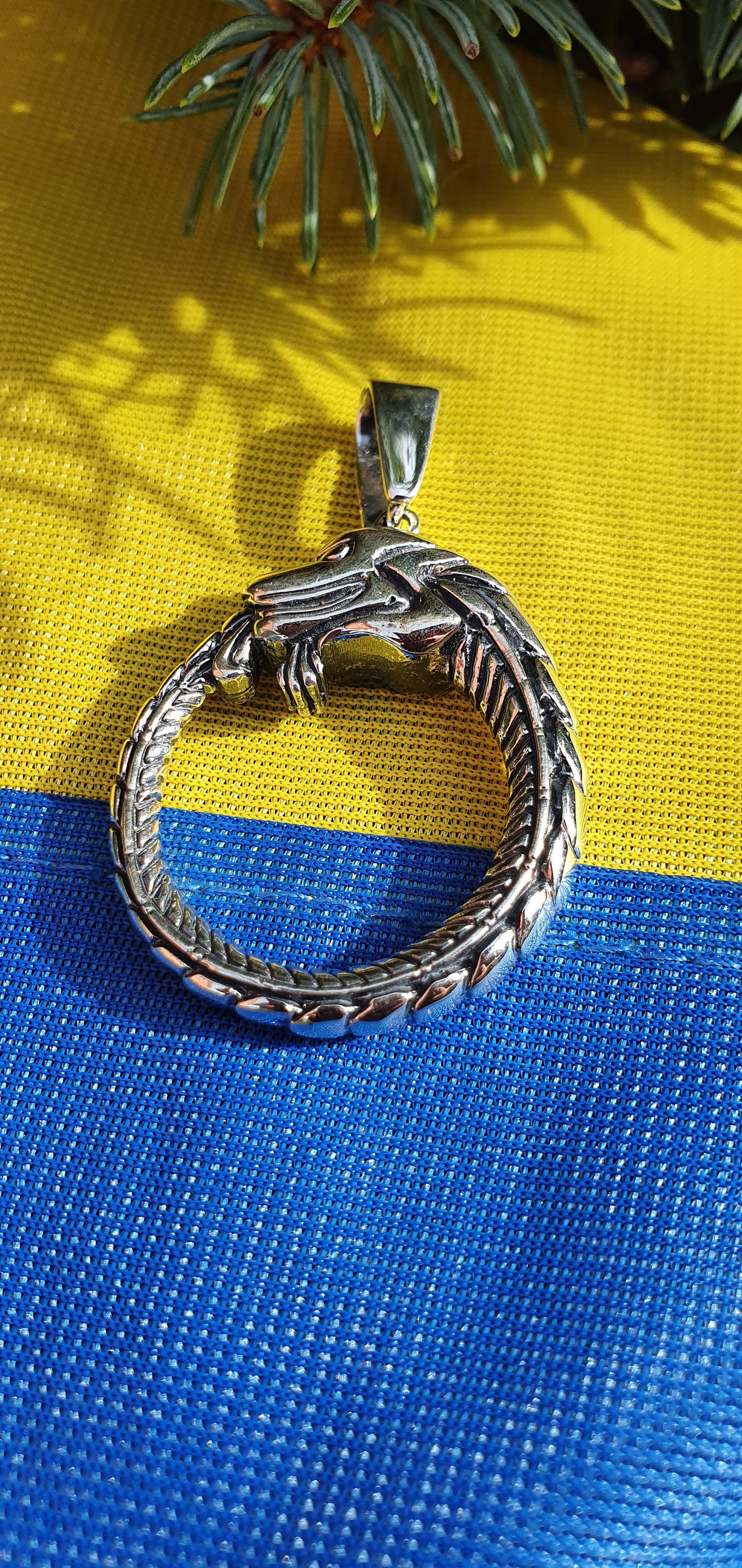 Pendant Ouroboros Amulet Ouroboros Necklace Ouroboros - Etsy