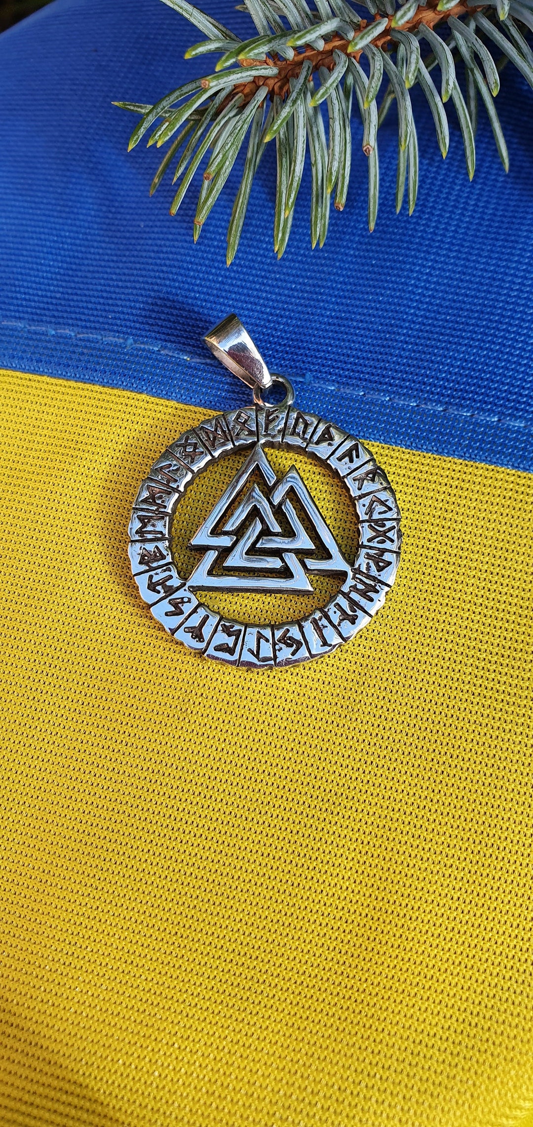 Pendant Valknut, Amulet Valknut, Necklace Valknut, Talisman Valknut ...