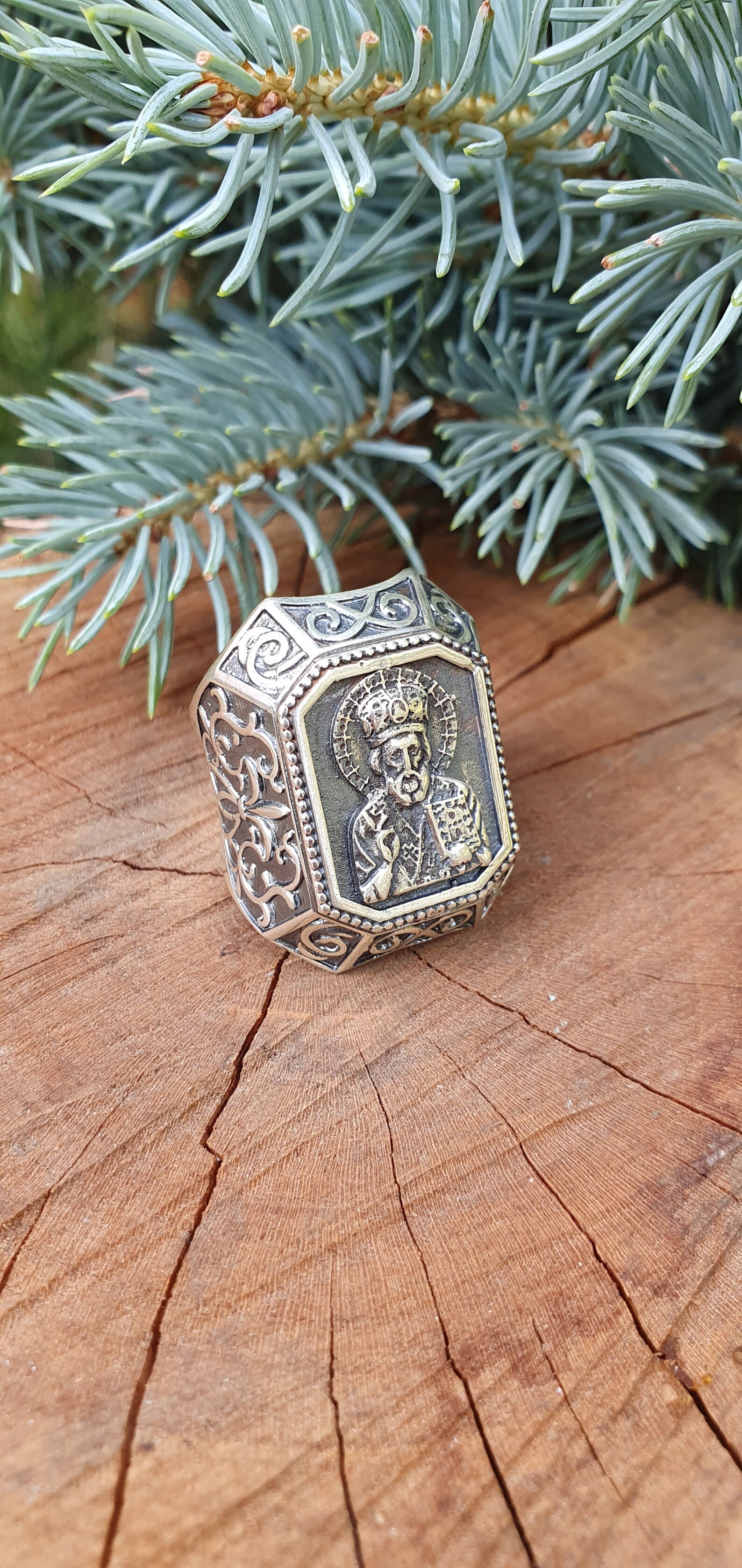 Ring Nicholas the Wonderworker Silver Saint's Ring Ring - Etsy