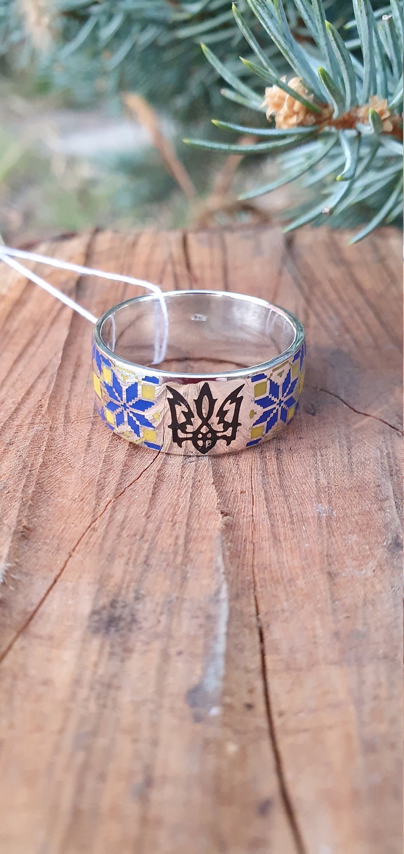 Coat of Arms Ring Ring Ukrainian Trident Vyshyvanka Ring | Etsy