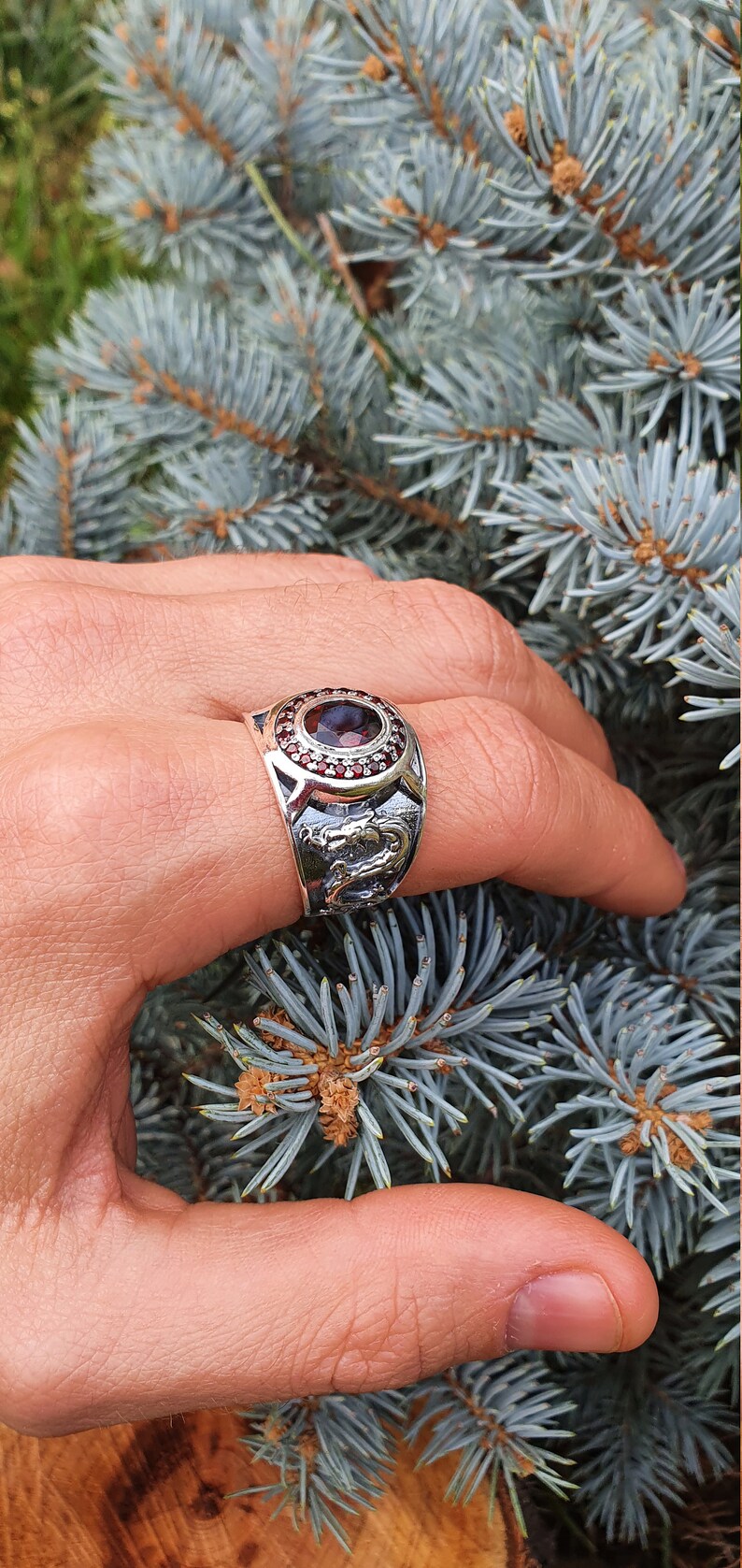 Ring With Dragon Fire Dragon Ring Handmade Dragon Ring - Etsy