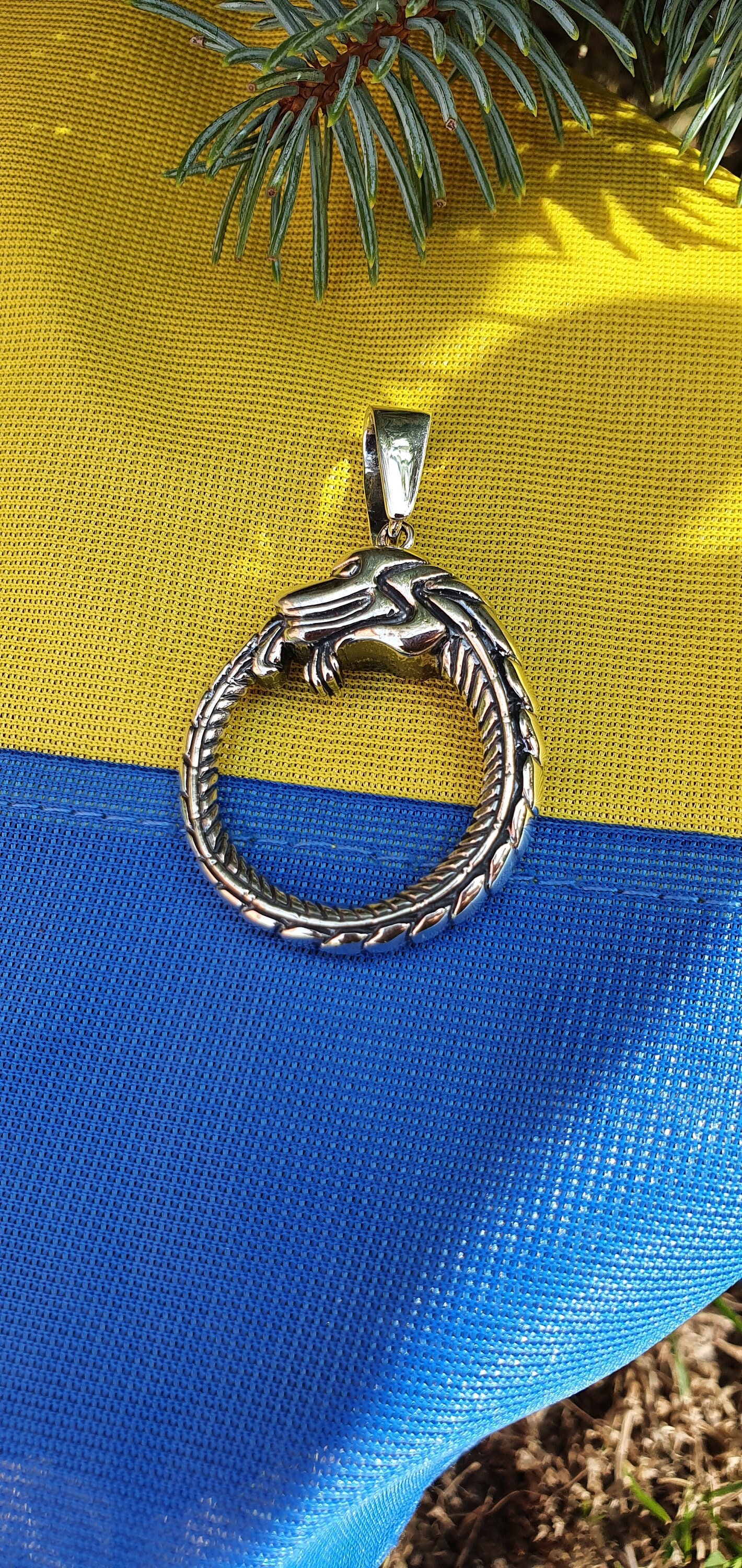 Pendant Ouroboros Amulet Ouroboros Necklace Ouroboros - Etsy