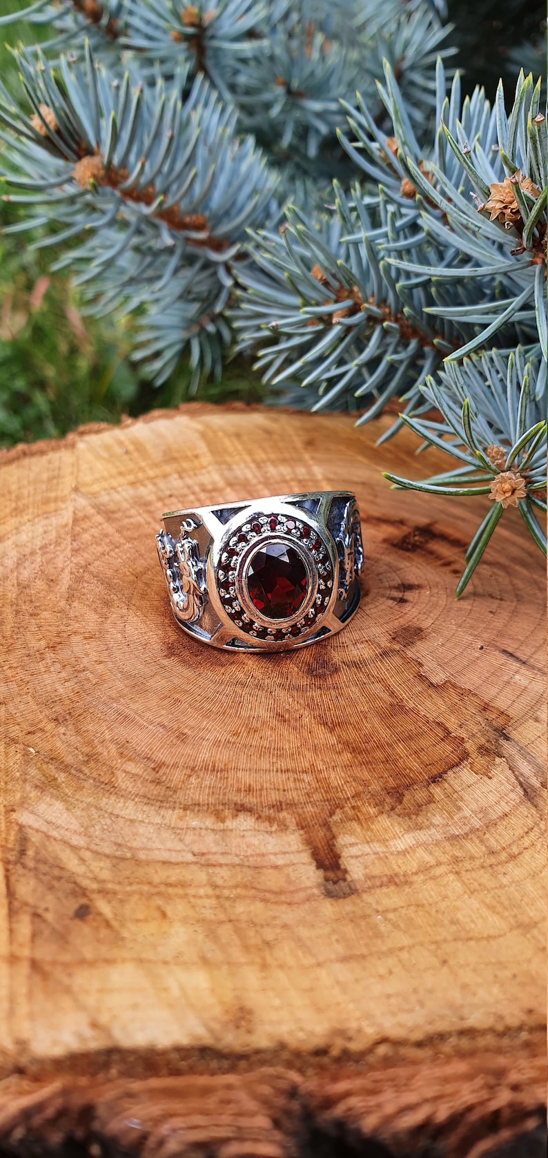 Ring With Dragon Fire Dragon Ring Handmade Dragon Ring - Etsy