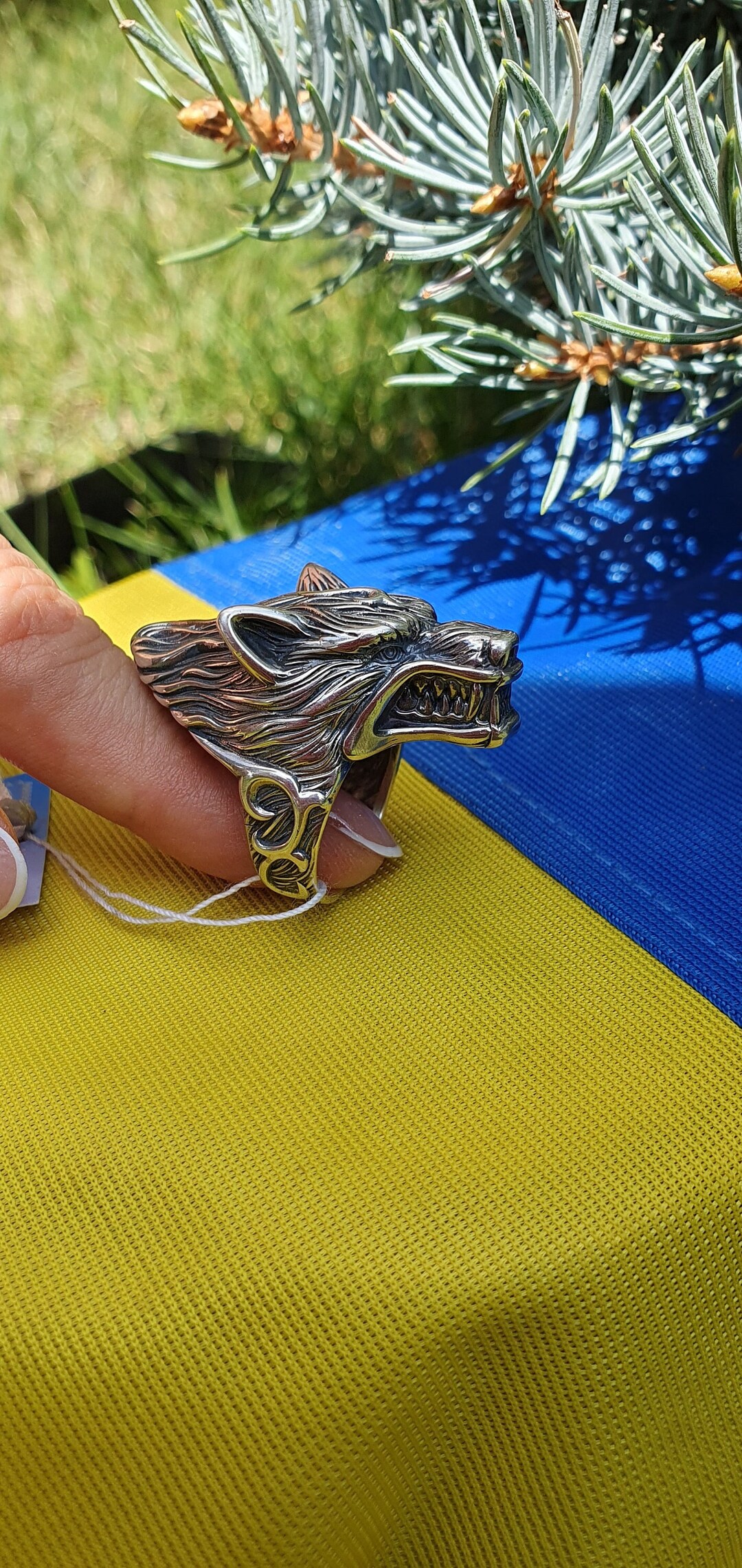 Silver Ring Wolf, Men's Ring Wolf, Wolf Head Ring, Wolf Animal Ring ...