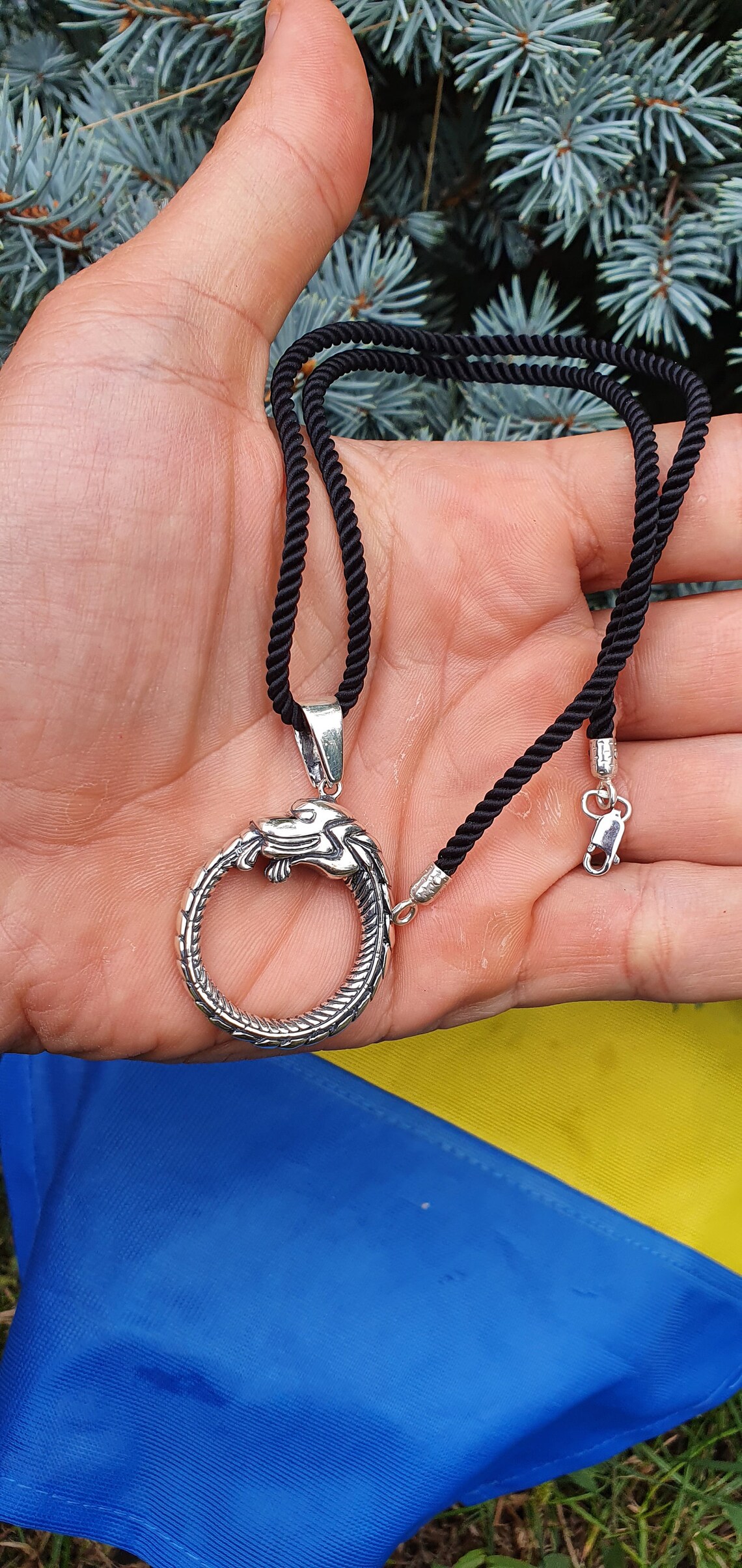Pendant Ouroboros Amulet Ouroboros Necklace Ouroboros - Etsy