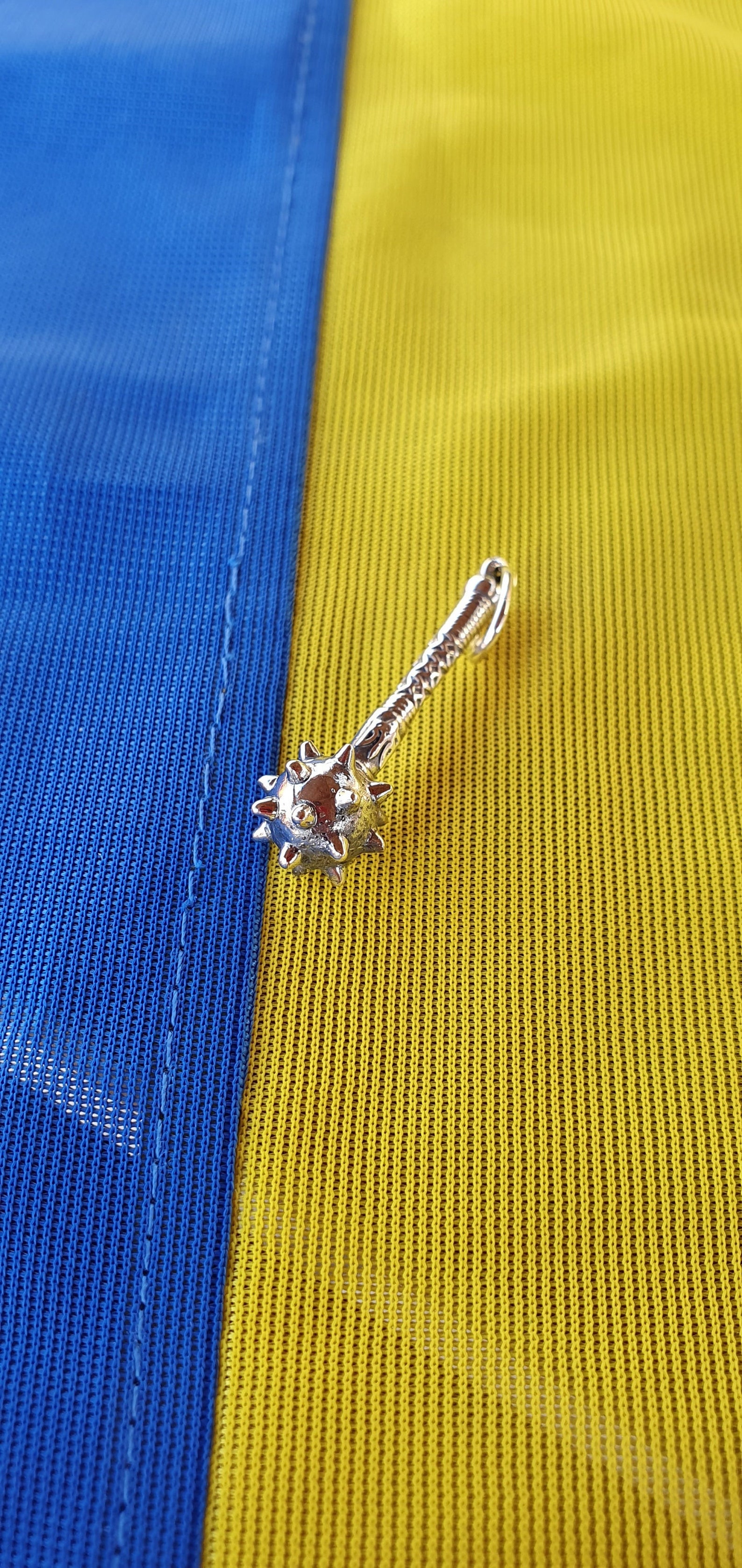 Pendant Mace With Trident Silver Mace Necklace Mace - Etsy