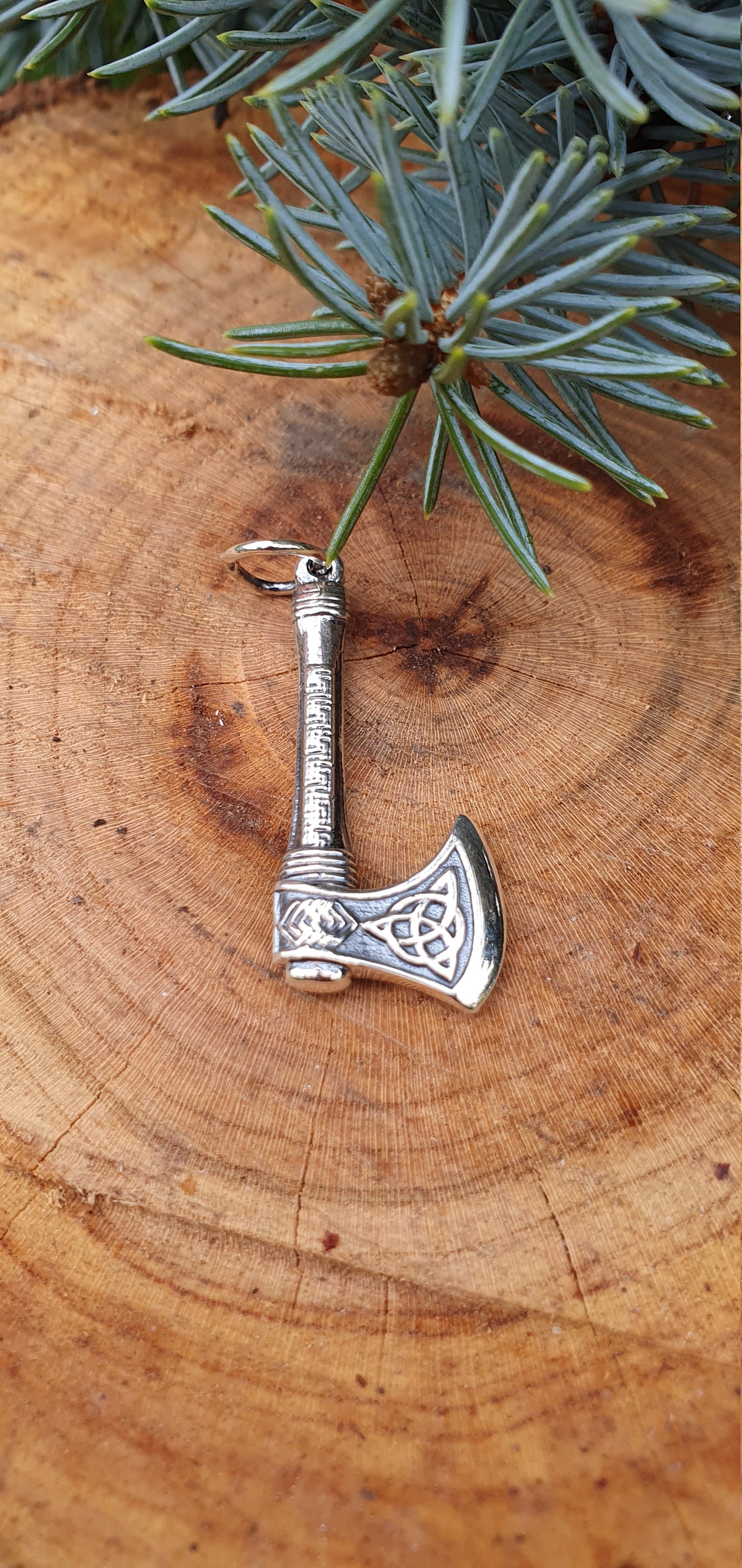 Pendant ax of perun axe of Perun amulet triglav Axe | Etsy
