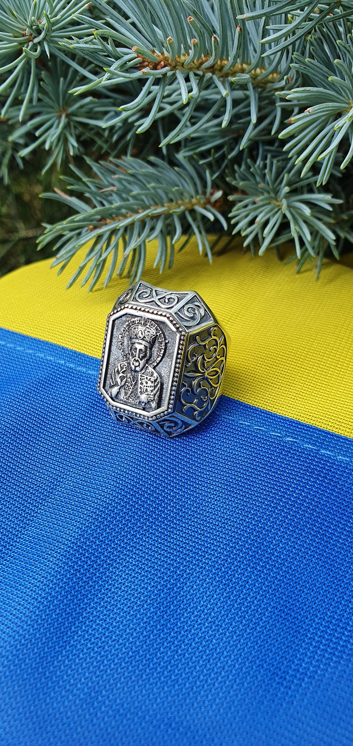 Ring Nicholas the Wonderworker Silver Saint's Ring Ring - Etsy