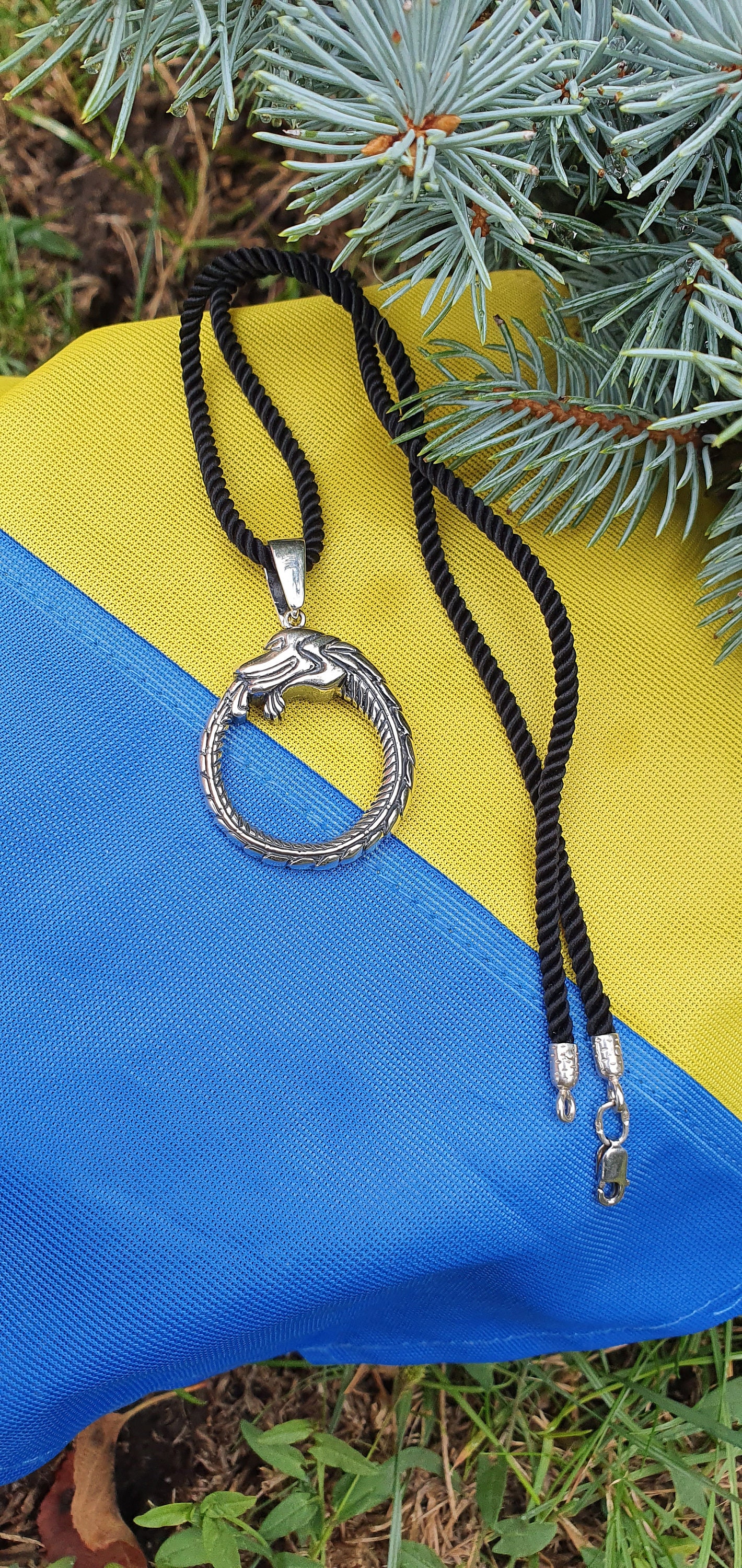 Pendant Ouroboros Amulet Ouroboros Necklace Ouroboros - Etsy
