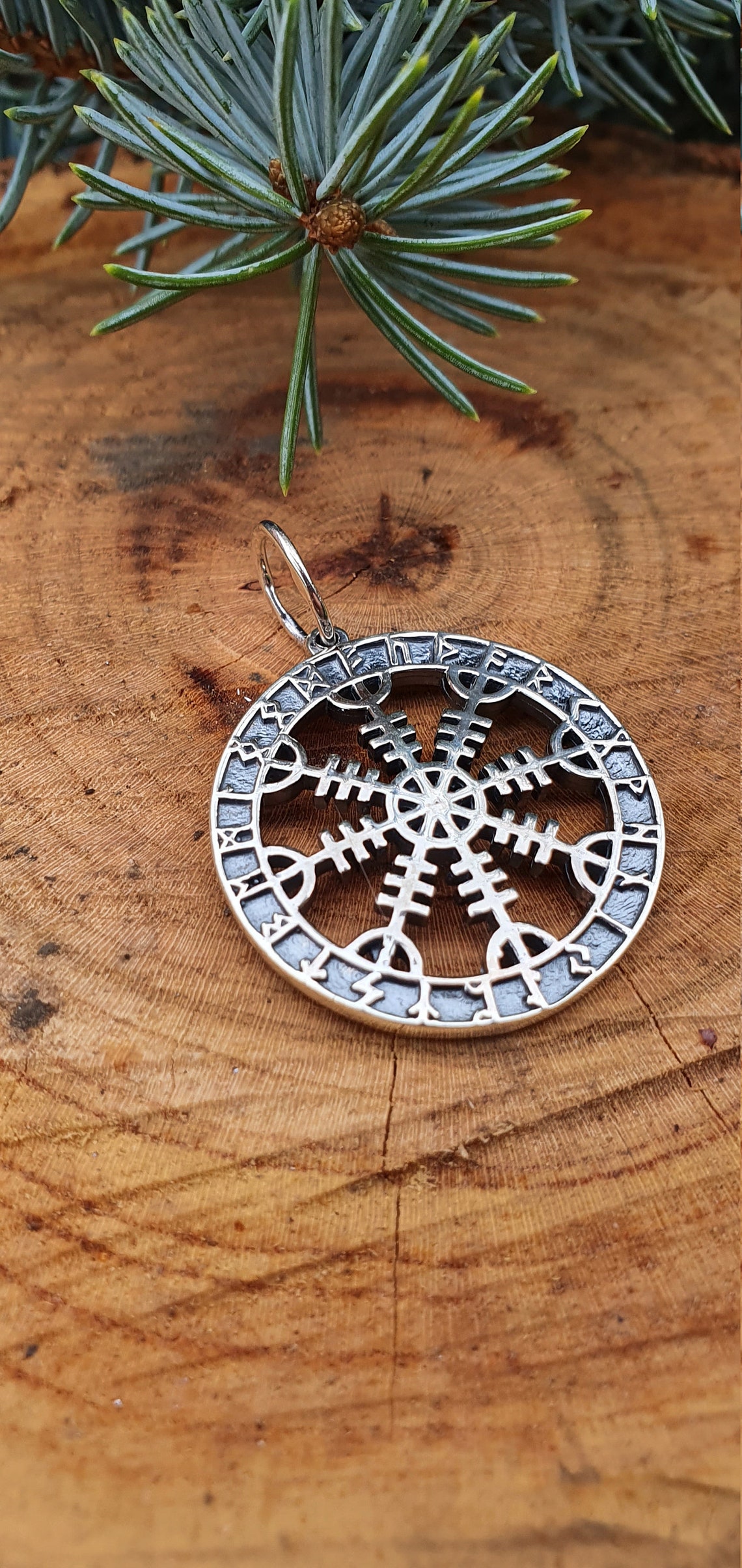 Amulet Helmet of Fear Amulet Helmet of Horror Pendant Helmet - Etsy