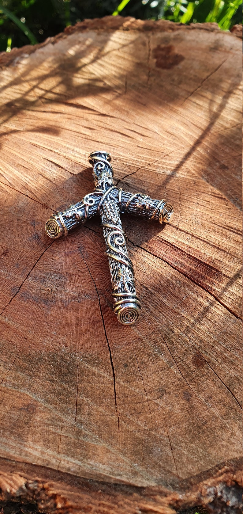 Saint Nino's Cross Vine Cross Grape Cross Cross With | Etsy