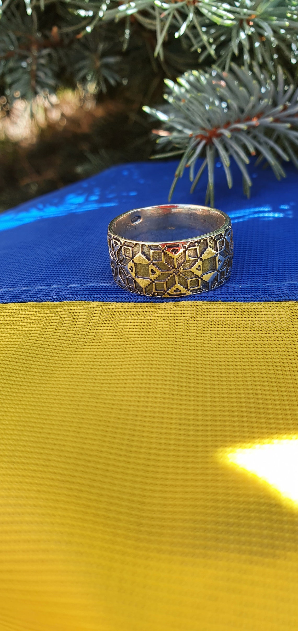 Silver Vyshyvanka Ring Vishivanka Ring Ukrain Ring With - Etsy