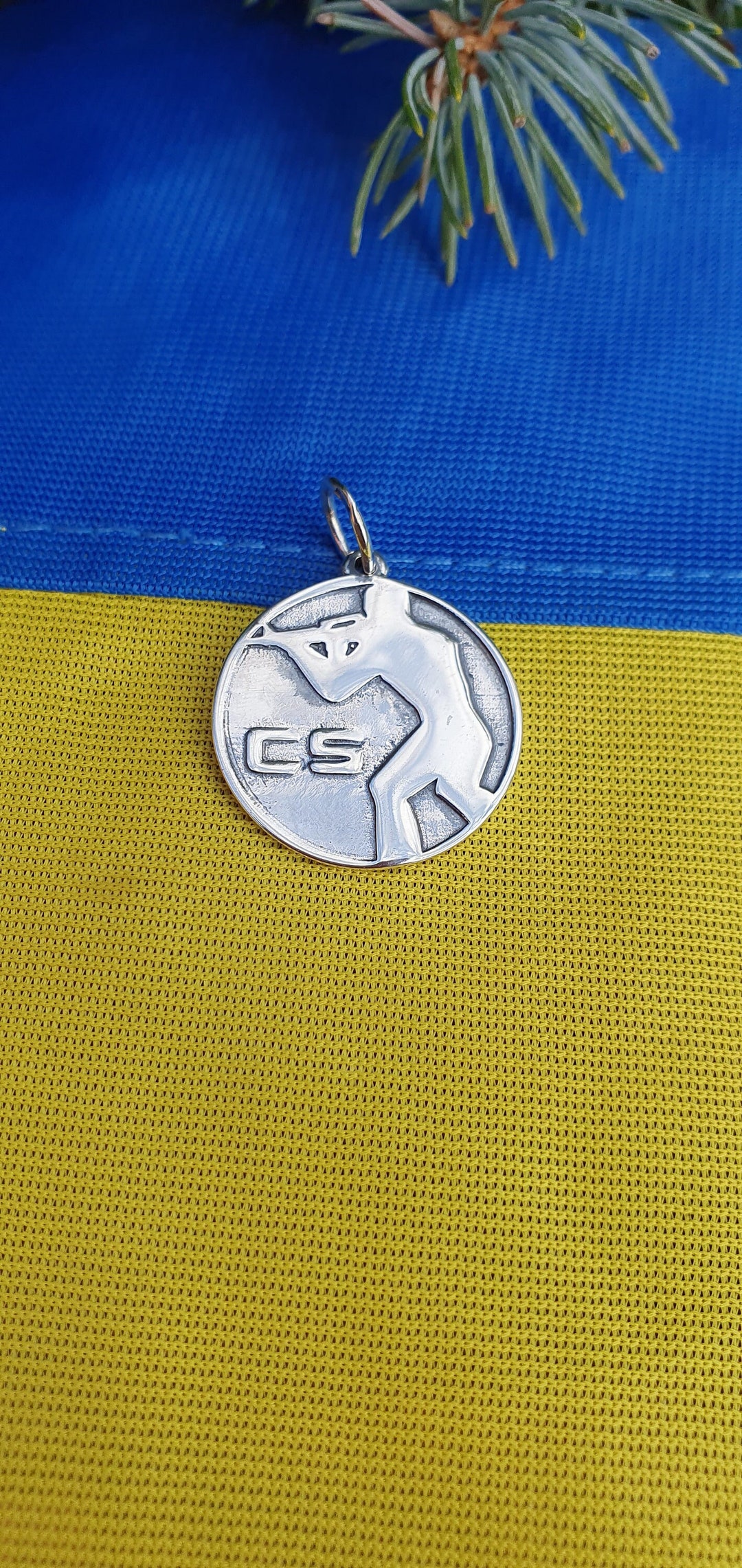 Counter Strike Pendant CS Go Logo Necklace 925 Sterling - Etsy