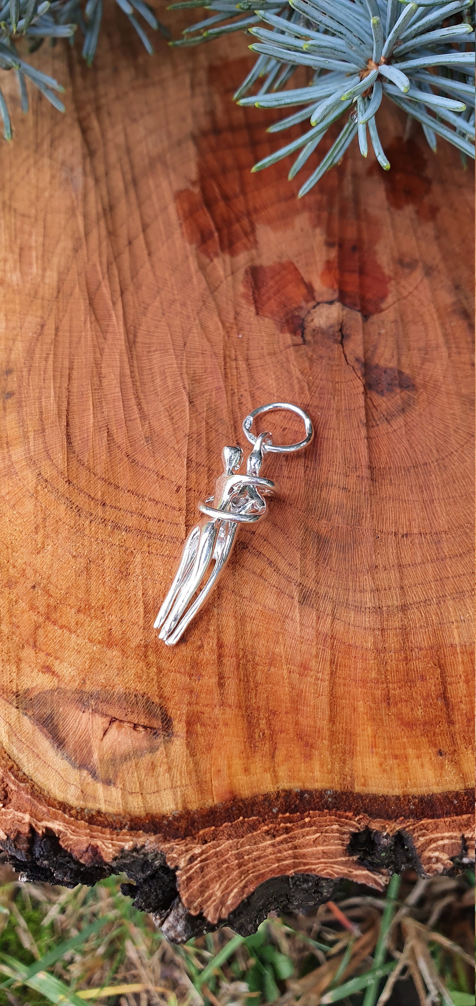 Hugging Couple Pendant Boy and Girl Pendant Lovers Pendant - Etsy