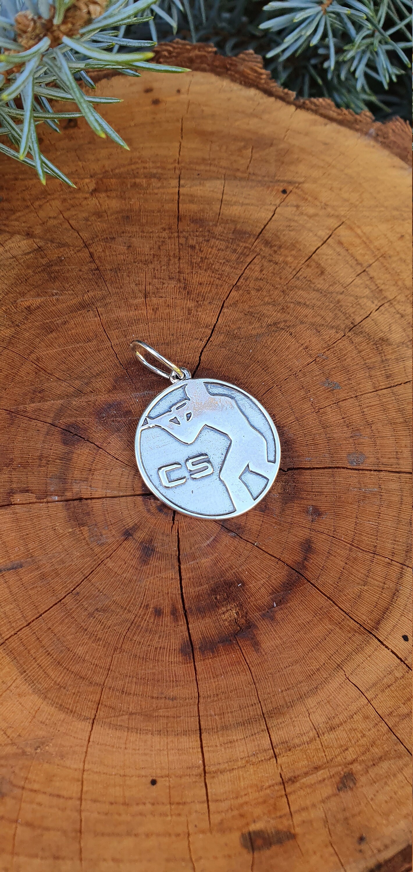 Counter Strike Pendant CS Go Logo Necklace 925 Sterling | Etsy
