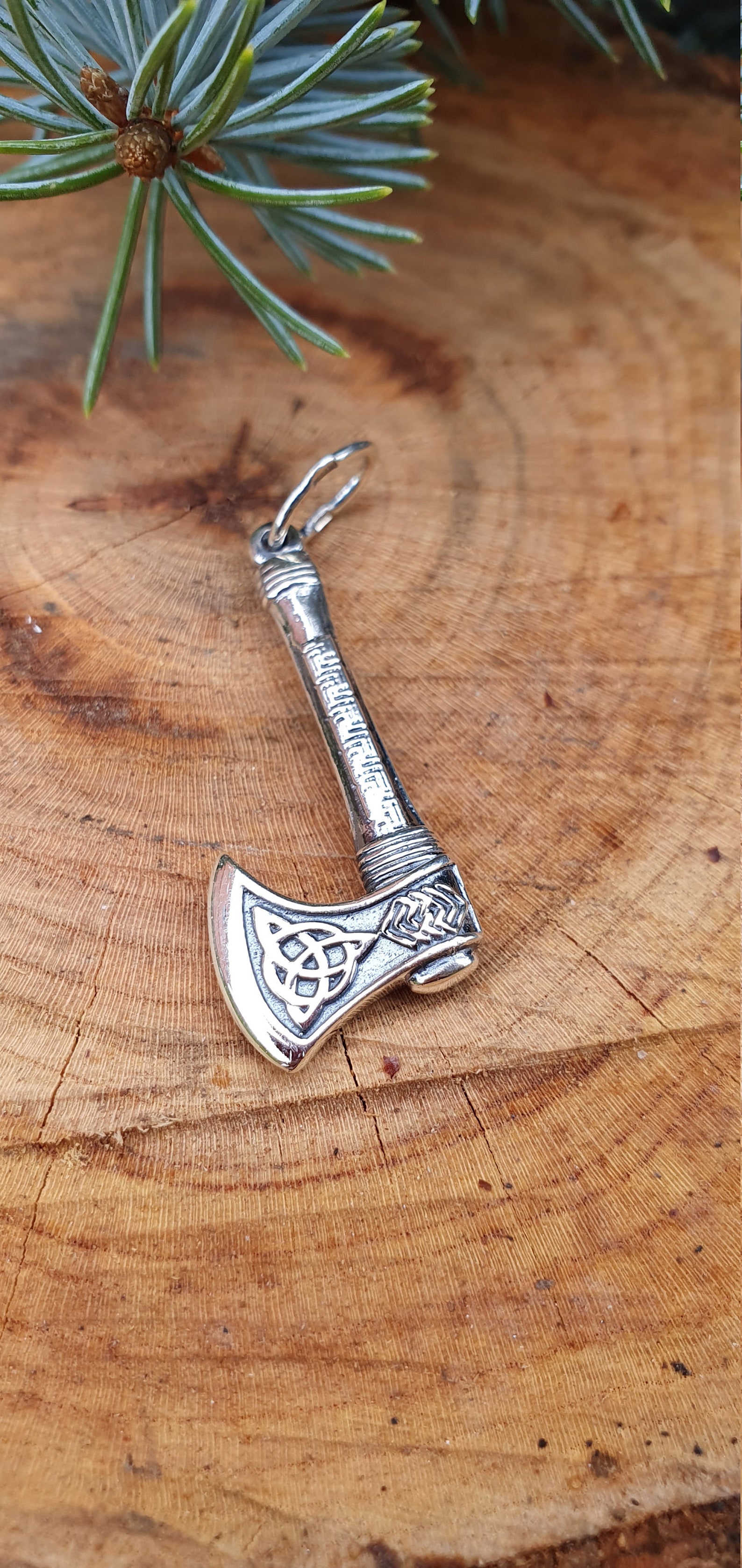 Pendant Ax of Perun Axe of Perun Amulet Triglav Axe - Etsy