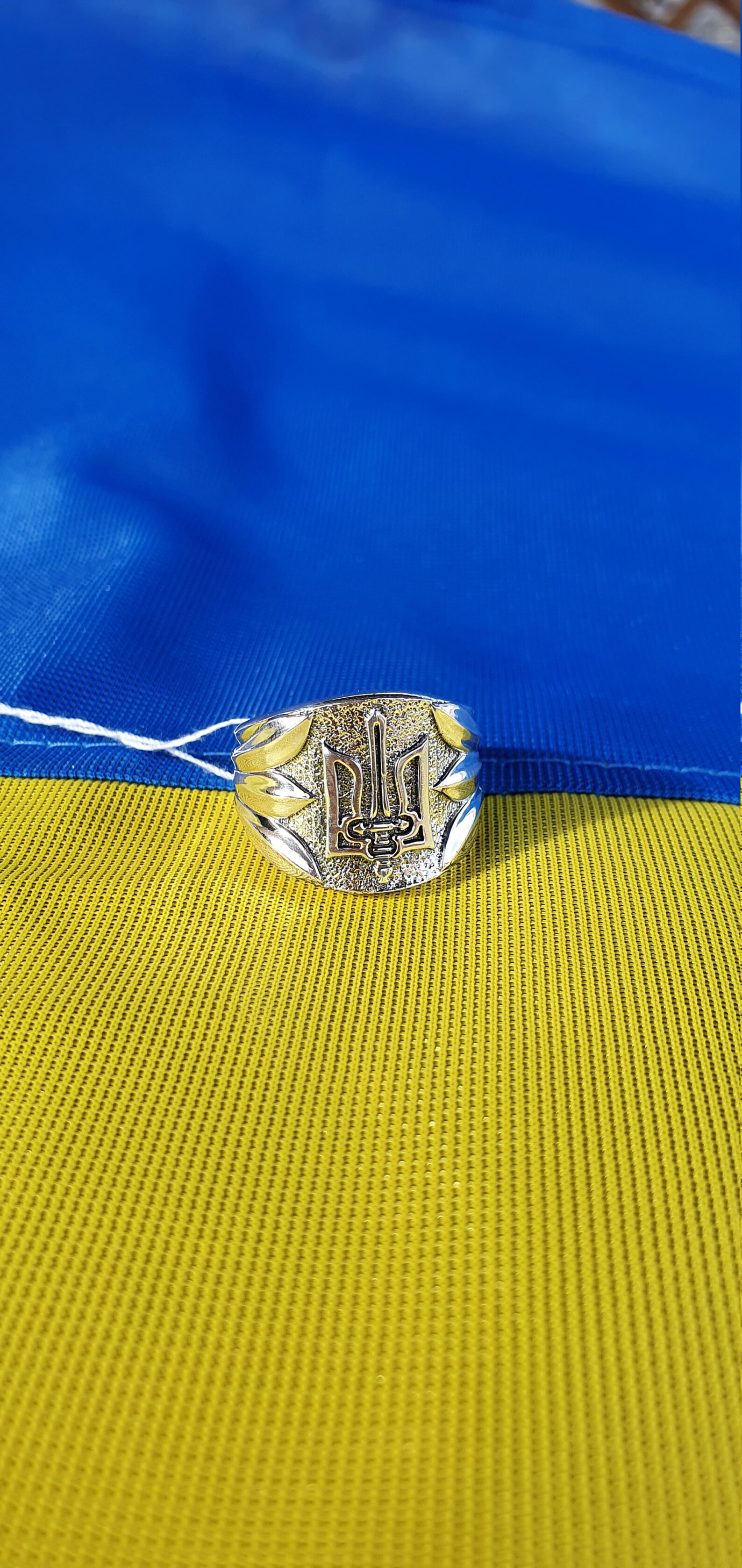 Ring Coat of Arms of Ukraine Trident Ring of Ukraine Tryzub - Etsy