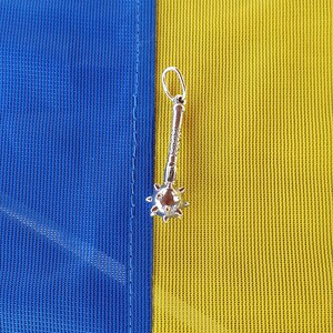 Pendant Mace With Trident Silver Mace Necklace Mace - Etsy