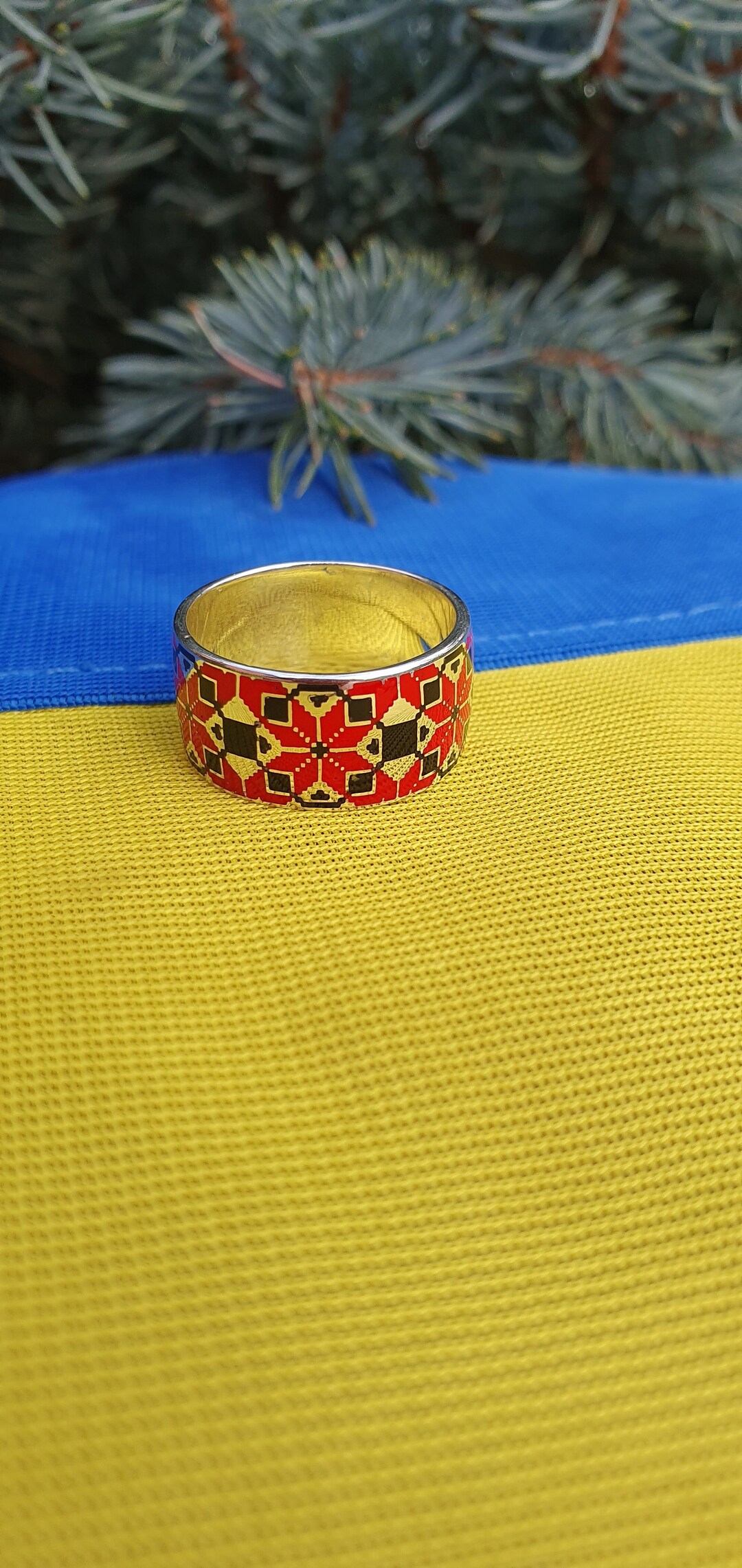 Silver Vyshyvanka Ring Vishivanka Ring Ukraine Ring With - Etsy