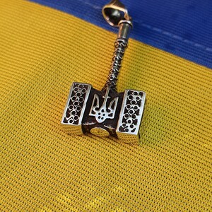 Amulet Thor's Hammer With the Coat of Arms of - Etsy