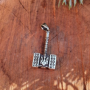 Amulet Thor's Hammer With the Coat of Arms of - Etsy
