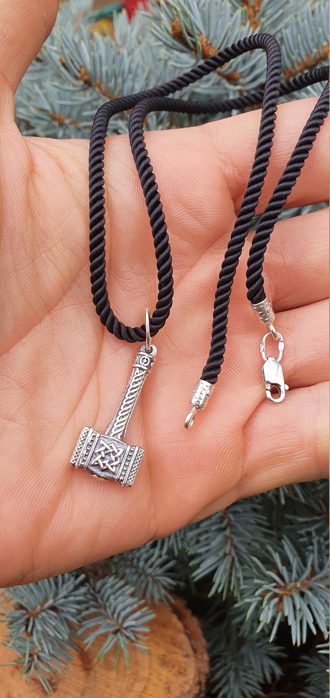 Amulet Thor's Hammer Thor's Hammer Pendant Mjolnir | Etsy