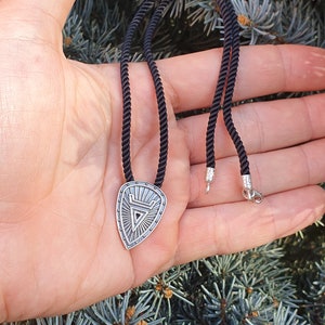 Veles Symbol, Pendant Veles, Amulet Veles, Necklace Veles, Veles Silver ...