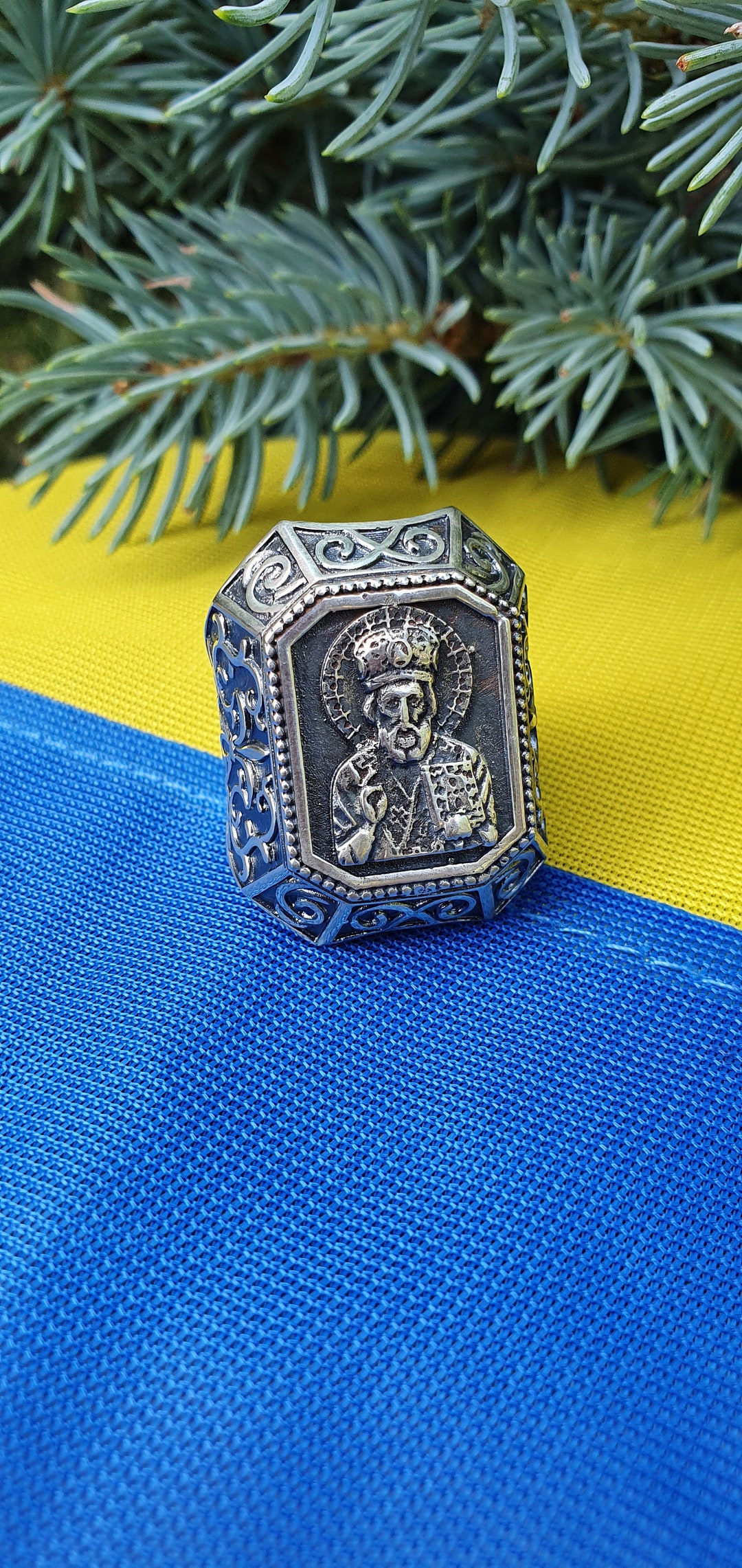 Ring Nicholas the Wonderworker Silver Saint's Ring Ring - Etsy
