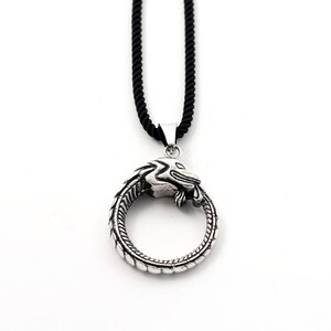 Pendant Ouroboros, Amulet Ouroboros, Necklace Ouroboros, Silver ...
