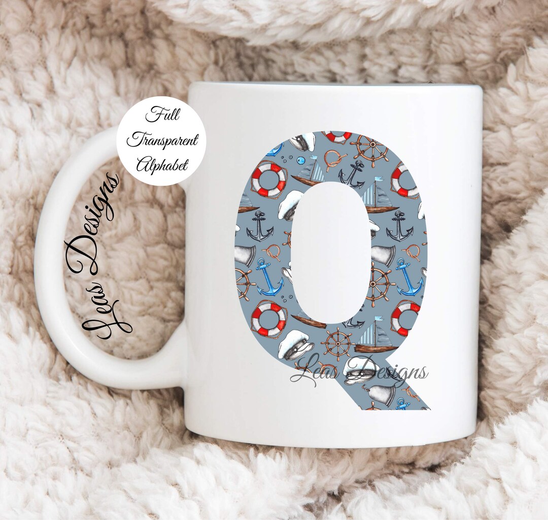 Nautical Sea Alphabet DIGITAL DOWNLOAD Nautical Clipart, Nautical ...