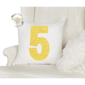 Yellow Glitter Numbers Clipart 26 PNG Files DIGITAL - Etsy