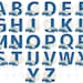 Blue Campervan Alphabet Clipart DIGITAL DOWNLOAD Sublimation Alphabet ...
