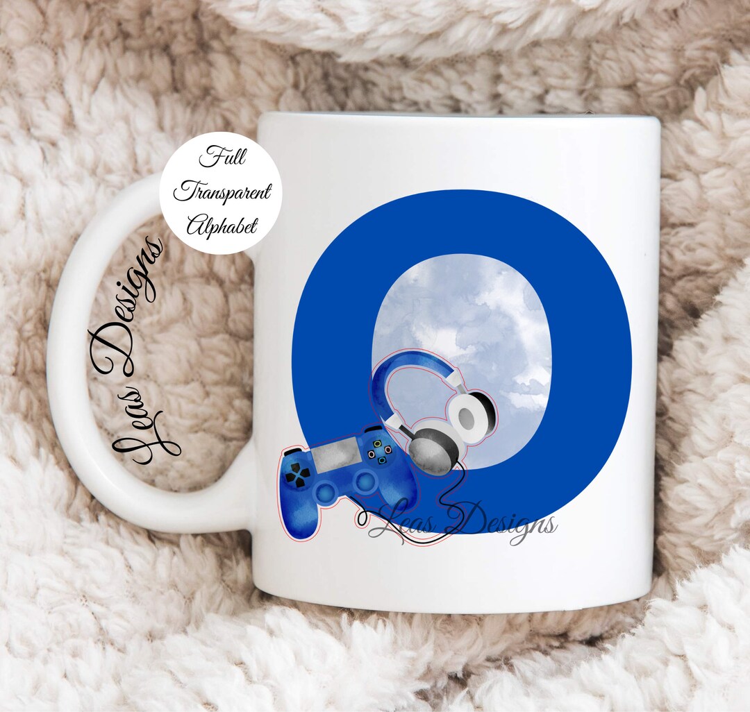 Blue Gaming Alphabet, DIGITAL DOWNLOAD Gamer Alphabet, Gaming Alphabet ...