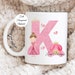 Pink Glitter Princess Full Alphabet A-Z, DIGITAL DOWNLOAD, Sublimation ...