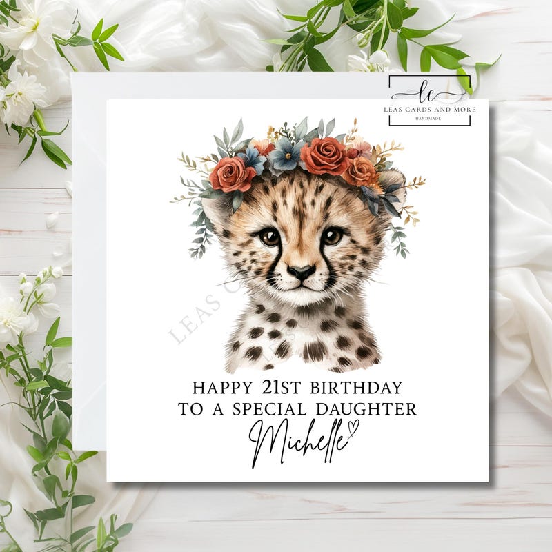 Cheetah 5 Birthday - Etsy UK
