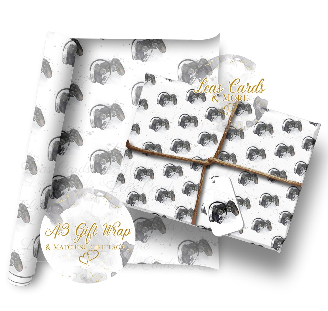 Playstation Controller Theme A3 Wrapping Paper Controller - Etsy