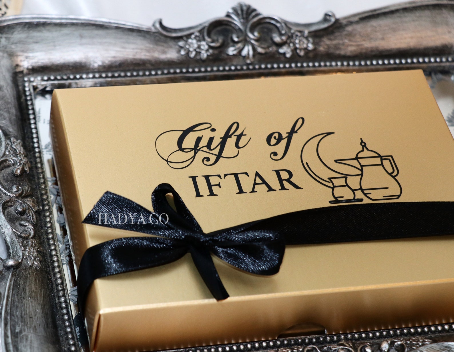Gift of Iftar Giftbox Filled With Zam Zam Water Medjool Dates | Etsy UK