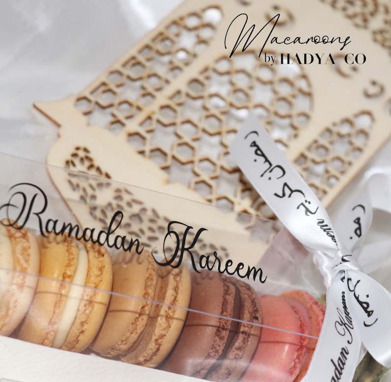 Ramadan or Eid Edition Luxe Macaroon Chocolate Favours | Etsy UK