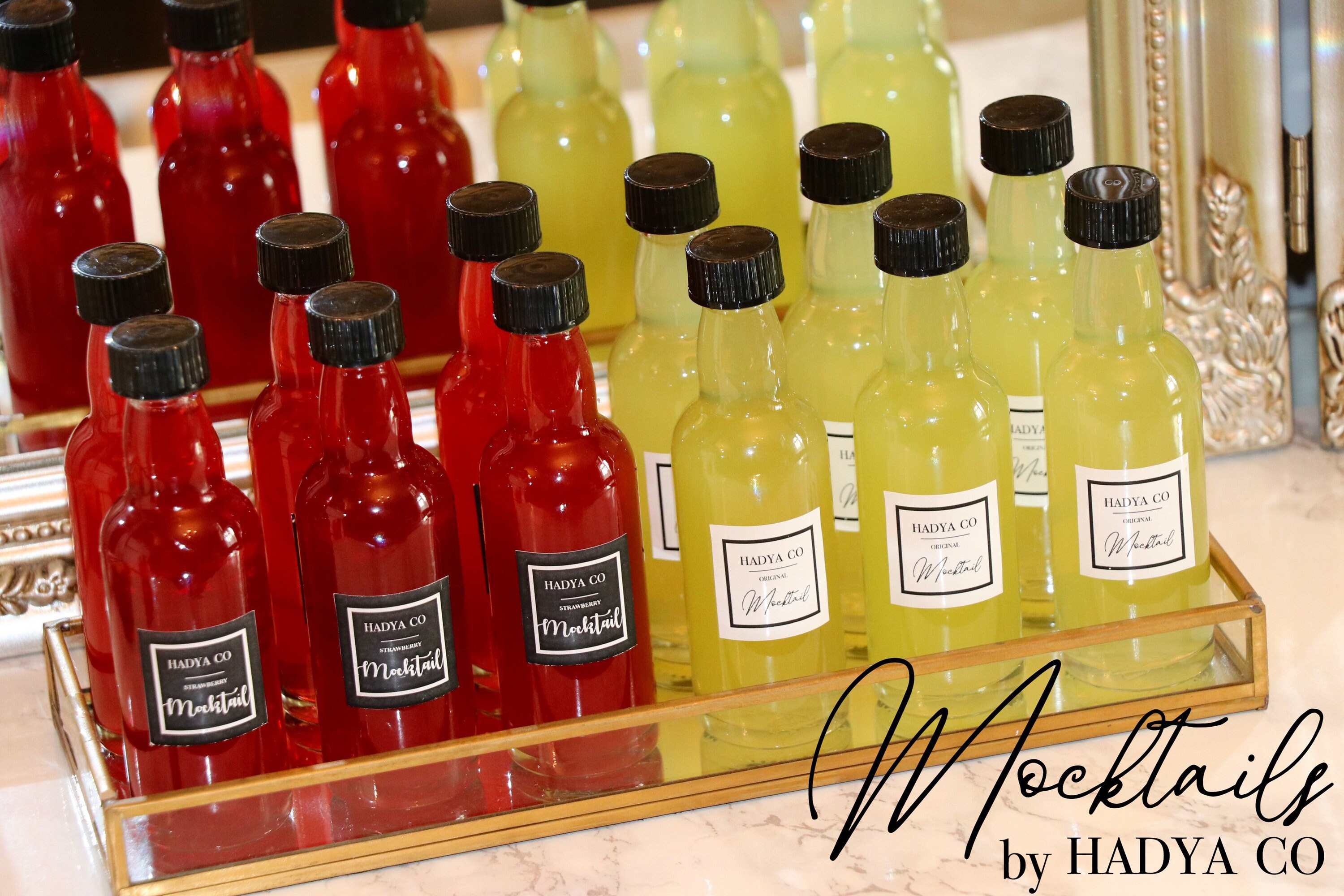 Mini Mocktail in a Personalised Miniature Box (non Alcoholic Beverage ...